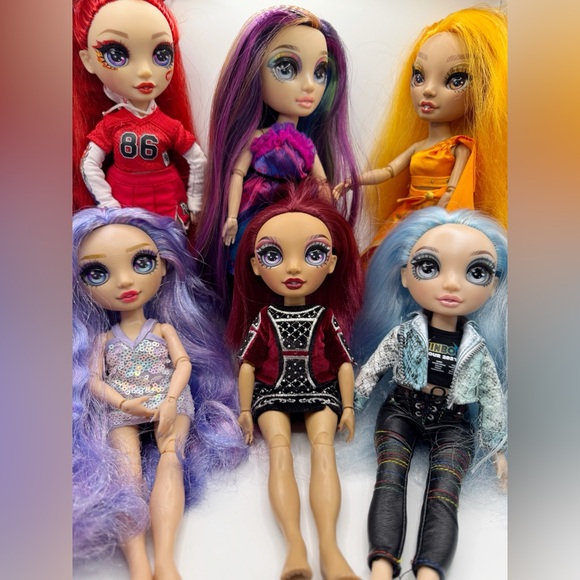 Toys | Rainbow High Lot Of 6 Dolls Mila Lyric Violet Meena Ruby ...